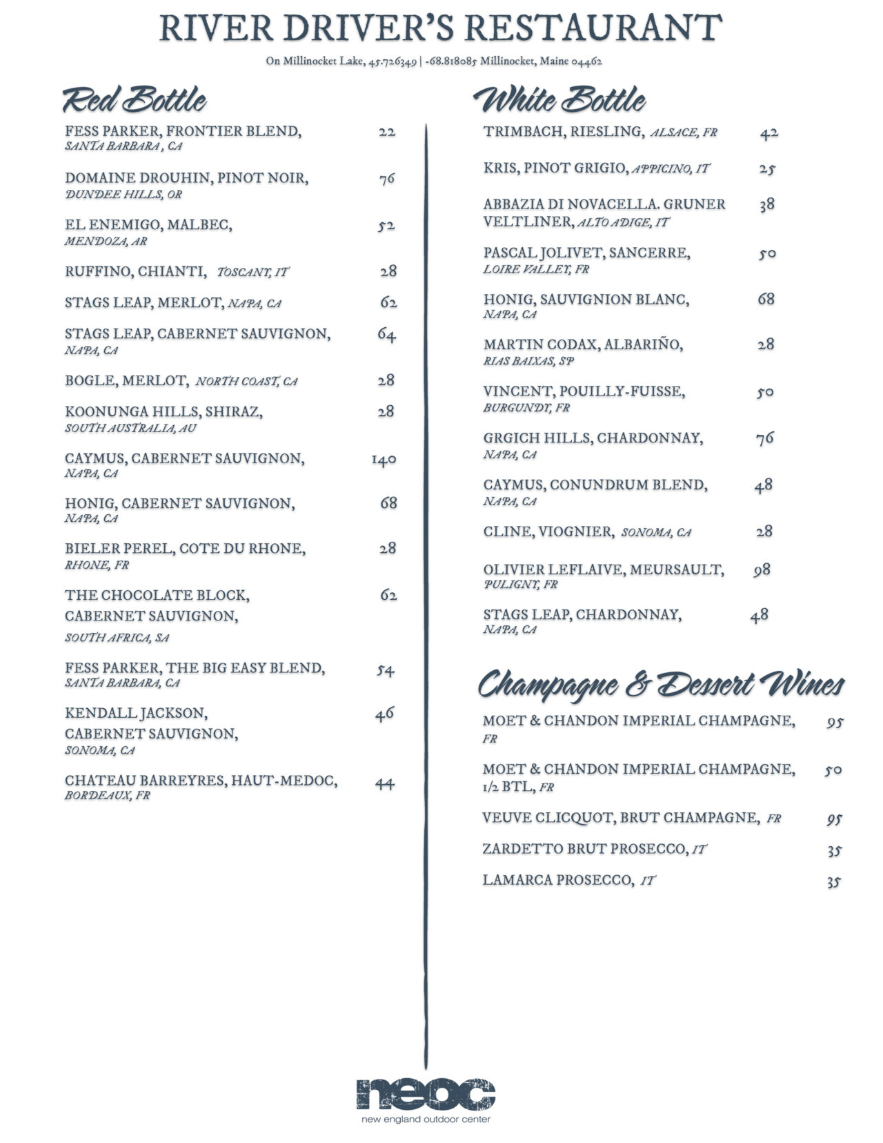 | New England Outdoor Center