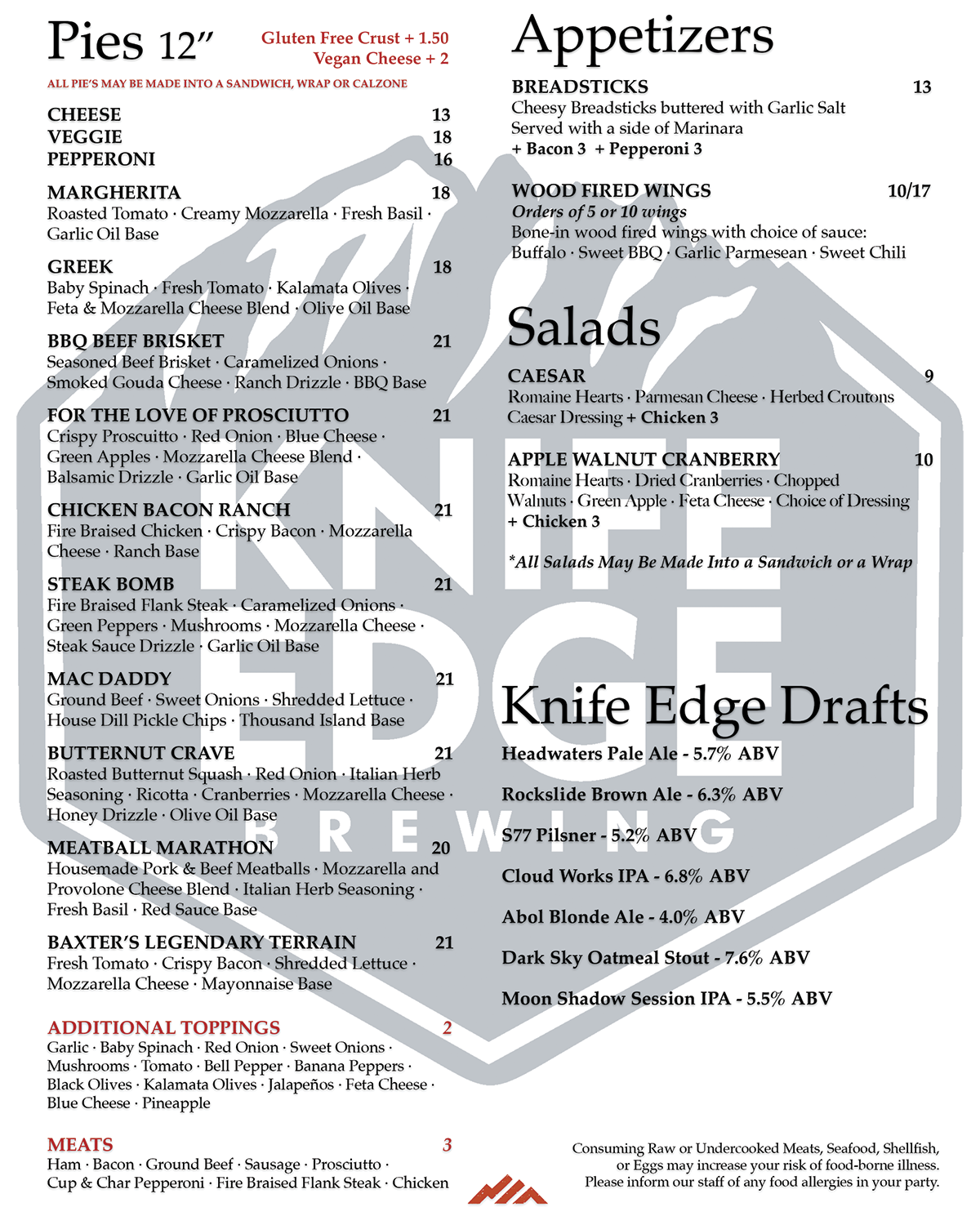 Knife Edge Brewing - Maine's Wildest Beer