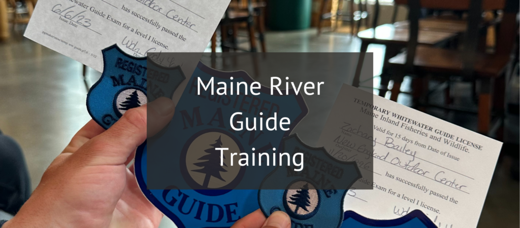 Whitewater Rafting Guide Training – NEOC – New England Outdoor Center